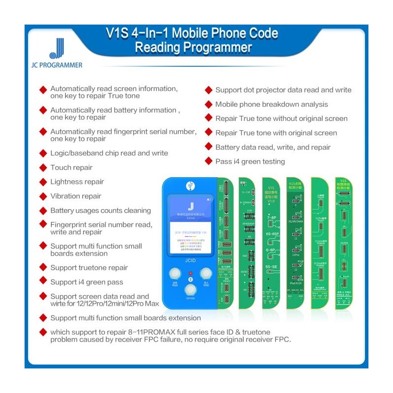 Programmatore JC V1SE versione completa con 8 schede
